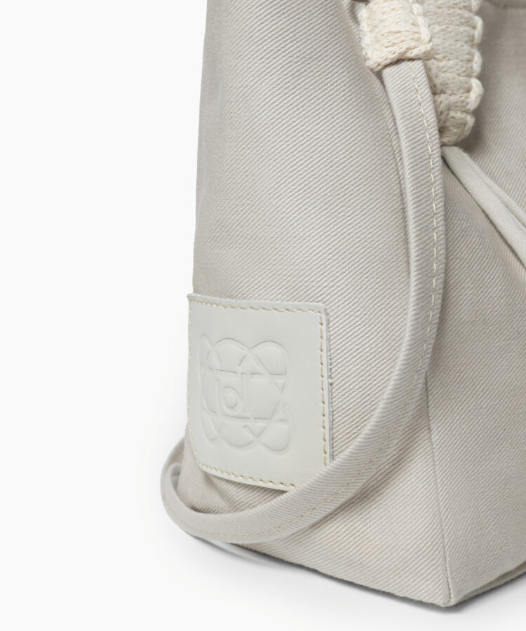 Dirty Laundry Mini Tote in Sand Cotton - Callista