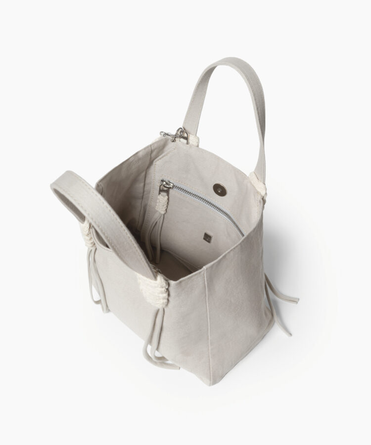 Dirty Laundry Mini Tote in Sand Cotton - Callista